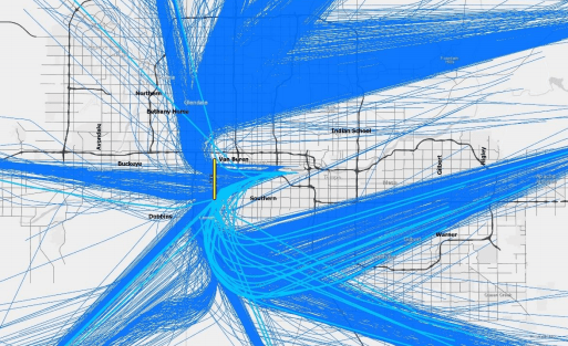 Sky Harbor NextGen Flight Patterns - DC Ranch